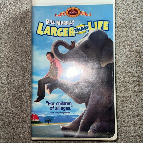 Media | Bill Murrays Larger Than Life Vhs 1996 | Poshmark